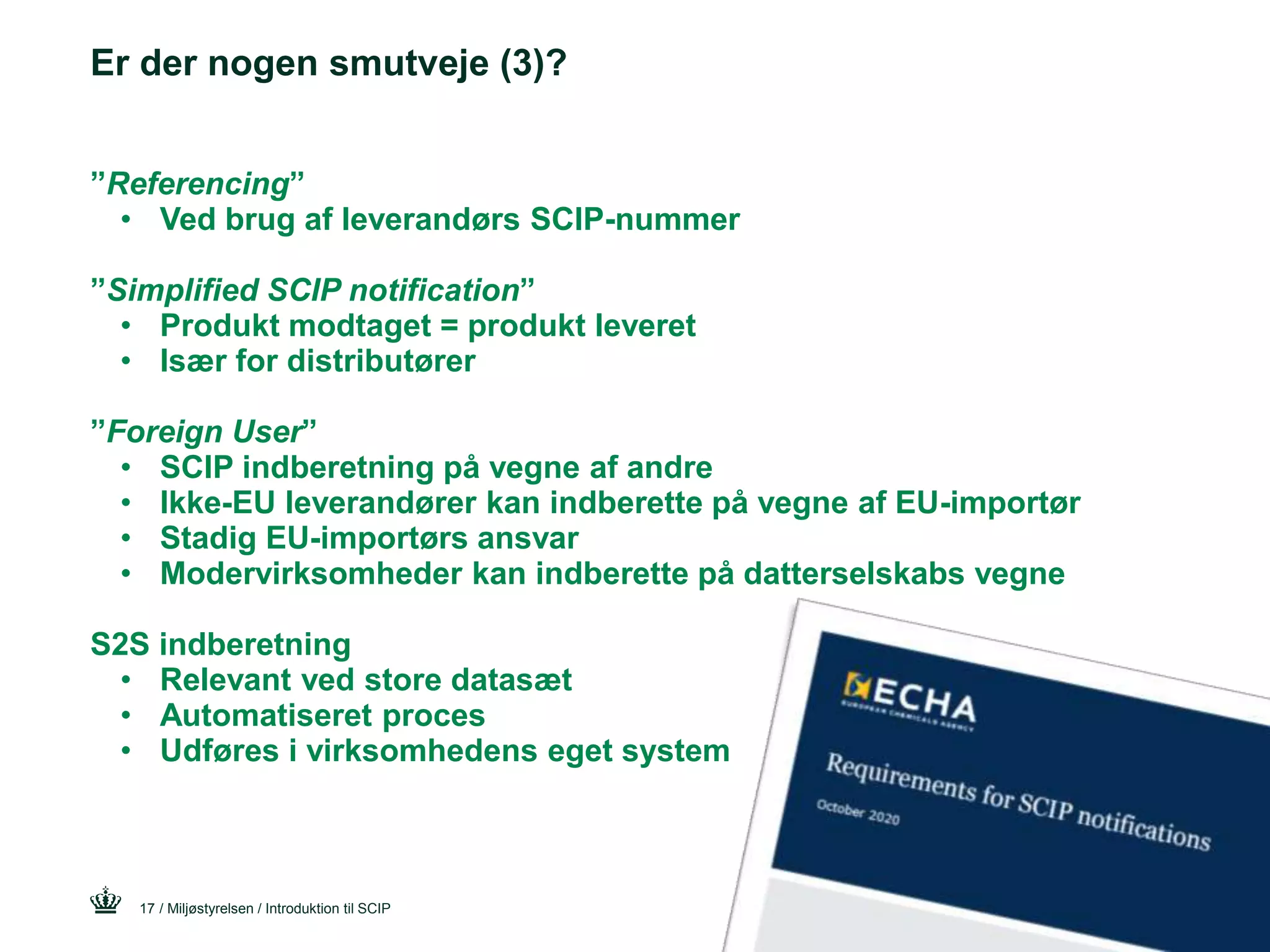 Introduktion til SCIP-databasen | PPT