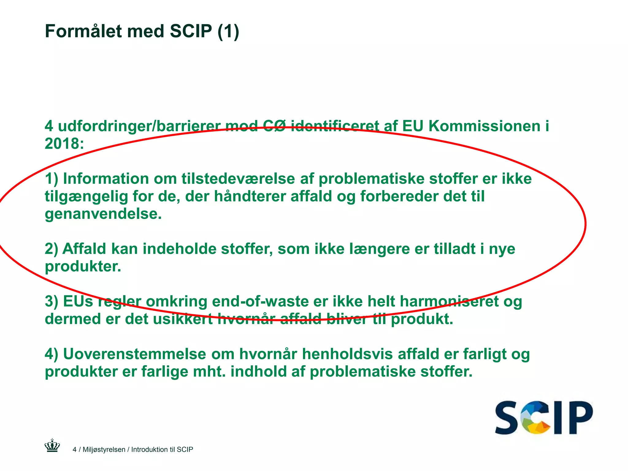 Introduktion til SCIP-databasen | PPT