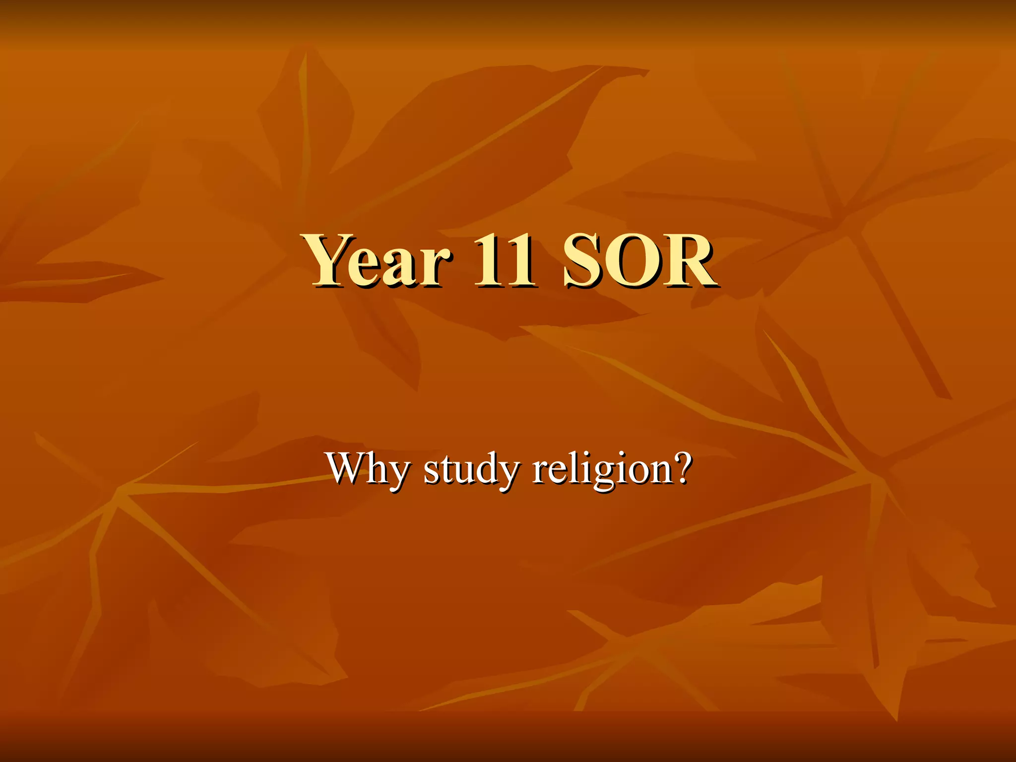 Introduction To 11 Sor | PPT | Christianity | Religion & Spirituality