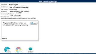 Intro to ABC presentation for EMBEDby Clare Gormley and Suzanne Stone | PPT
