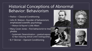 Abnormal Behavior in the Historical Context | PPTX