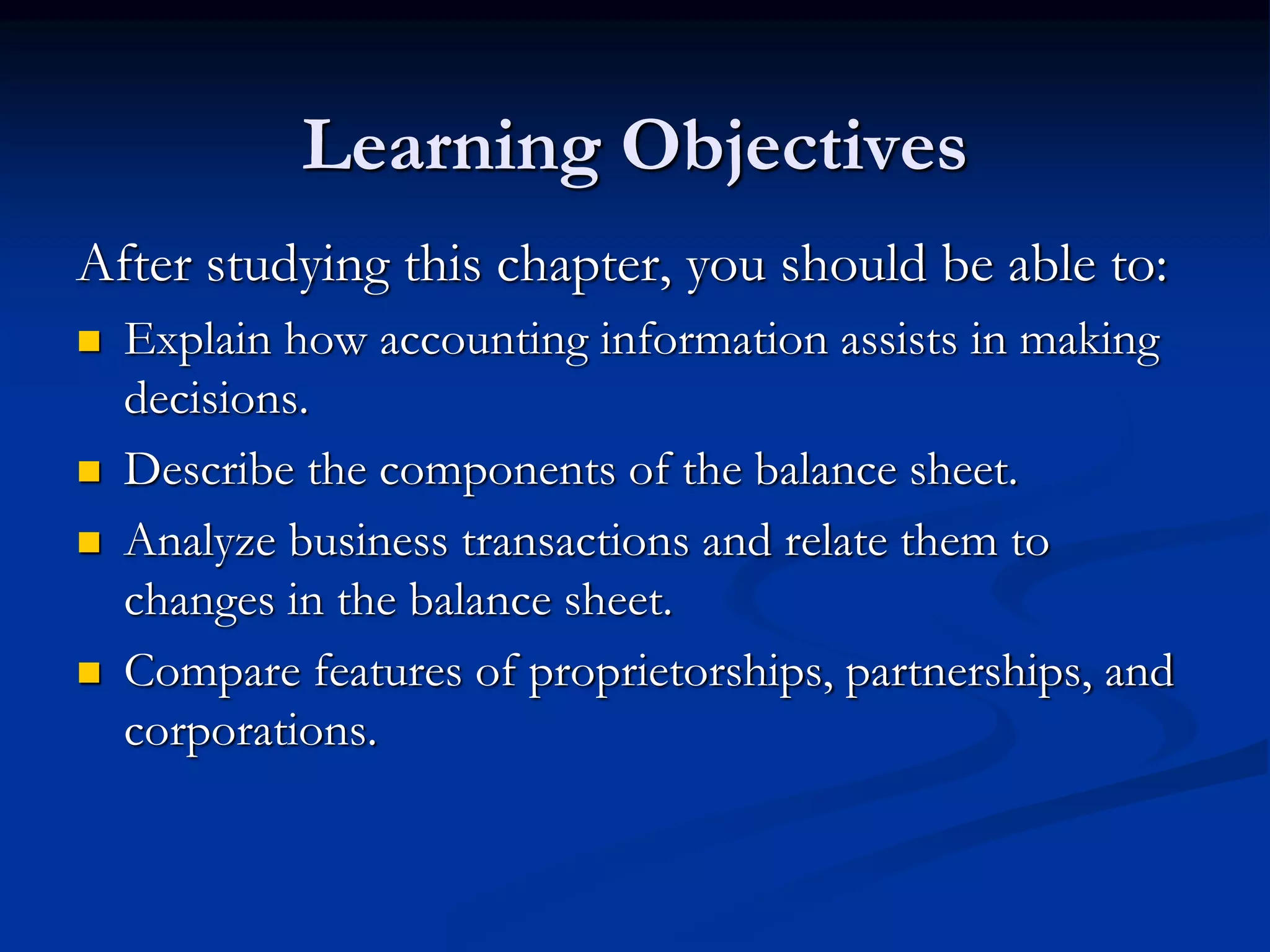 ACCOUNTING: THE LANGUAGE OF BUSINESS. | PPT
