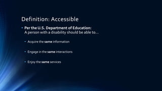 Introduction to Digital Accessibility | PPTX