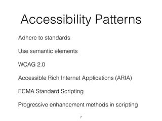 Intro to accessibility workshop slides | PPT