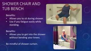 Intro to adaptive equipment | PPTX | Bath and Shower | Personal Care