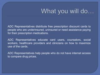 Introduction To America's Drug Card | PPTX