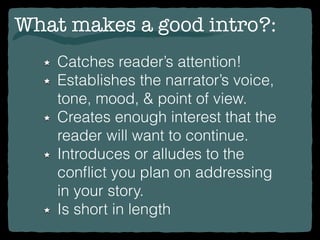 Introduction Writing: Narrative Essay | PDF