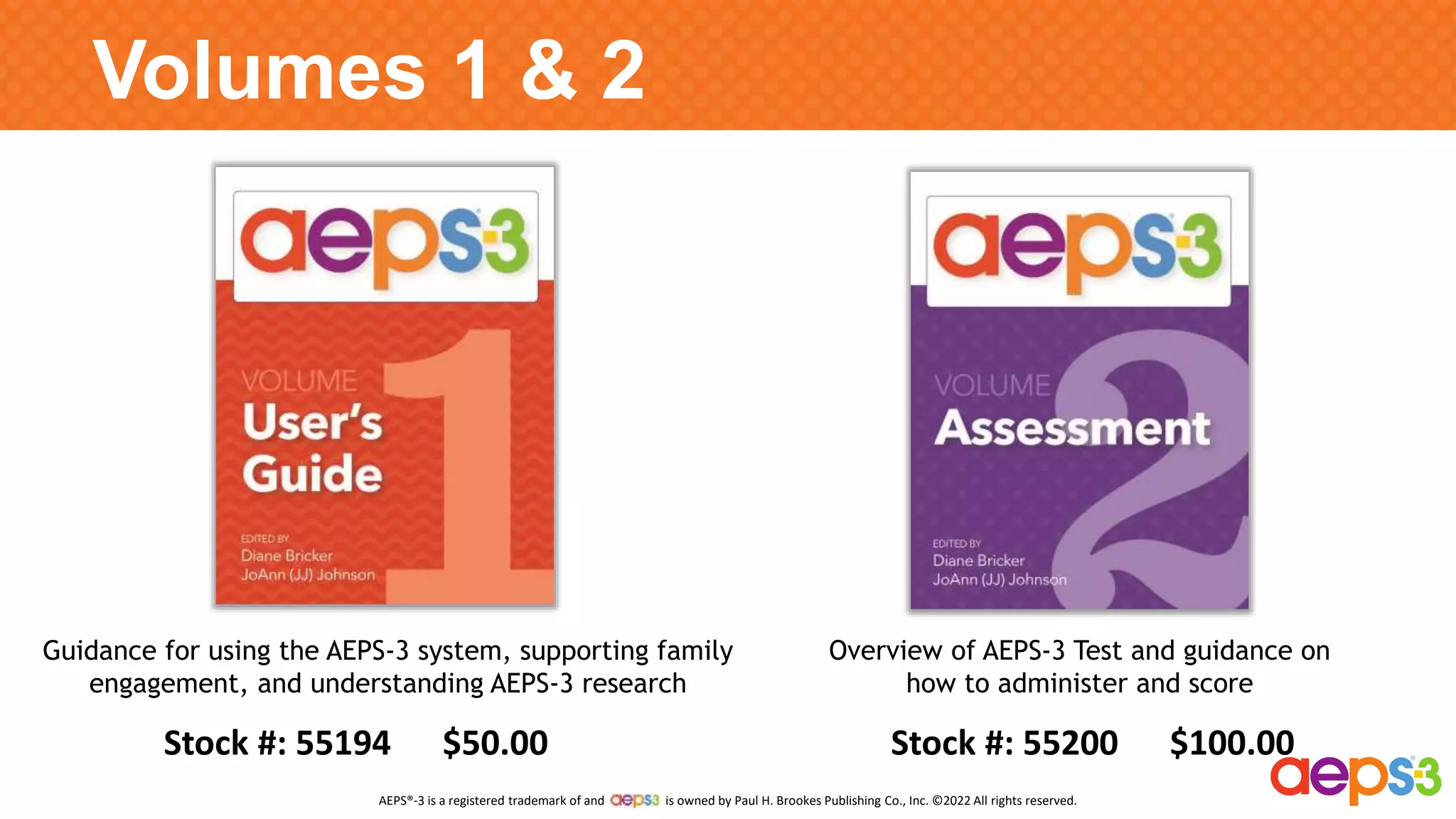 Introduction to Assessment, Evaluation, and Programming System for Infants and Children (AEPS-3 ...