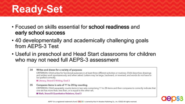 Introduction to Assessment, Evaluation, and Programming System for ...