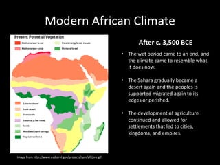 Climate and Language of Ancient Africa | PPTX