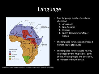 Climate and Language of Ancient Africa | PPTX