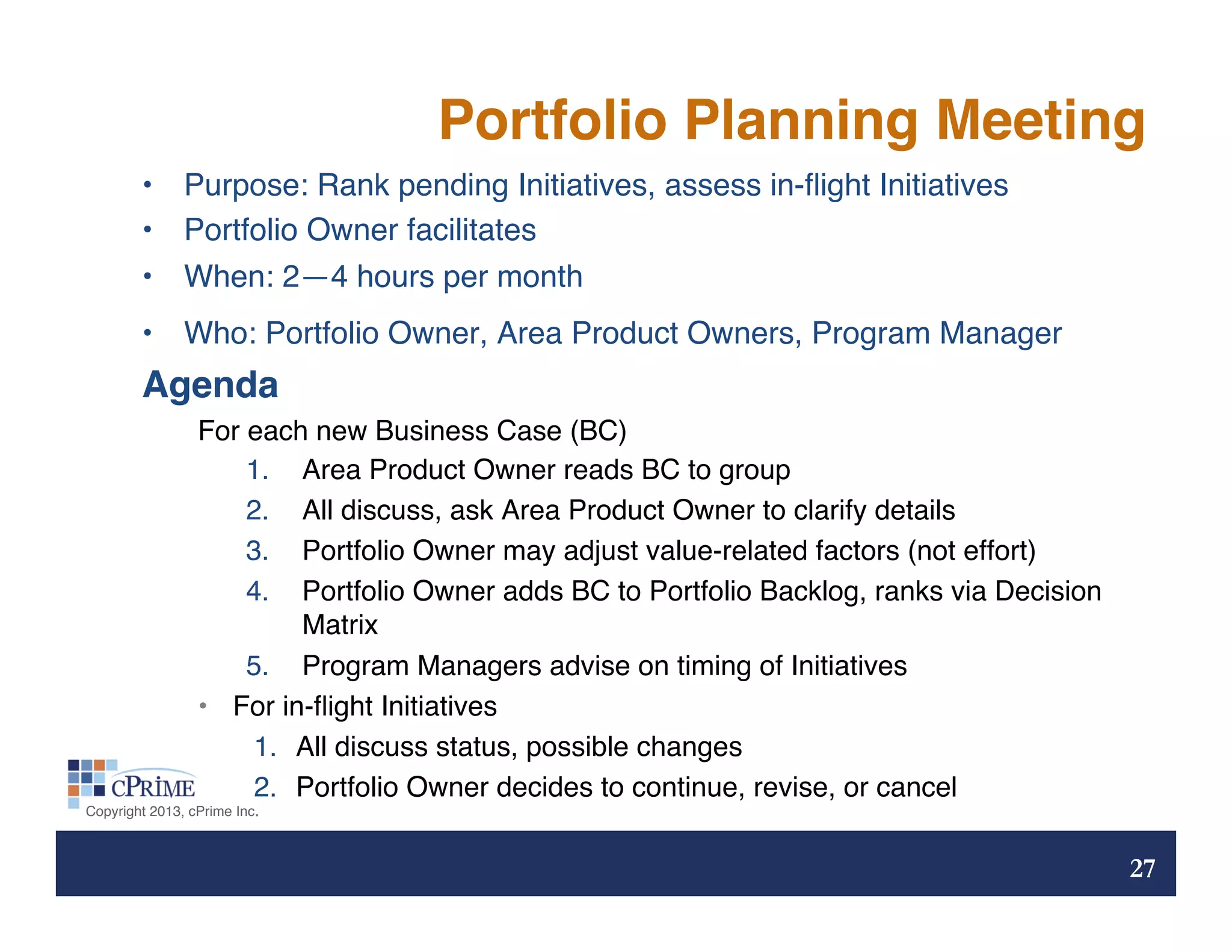 Intro to agile portfolio governance v6 | PDF
