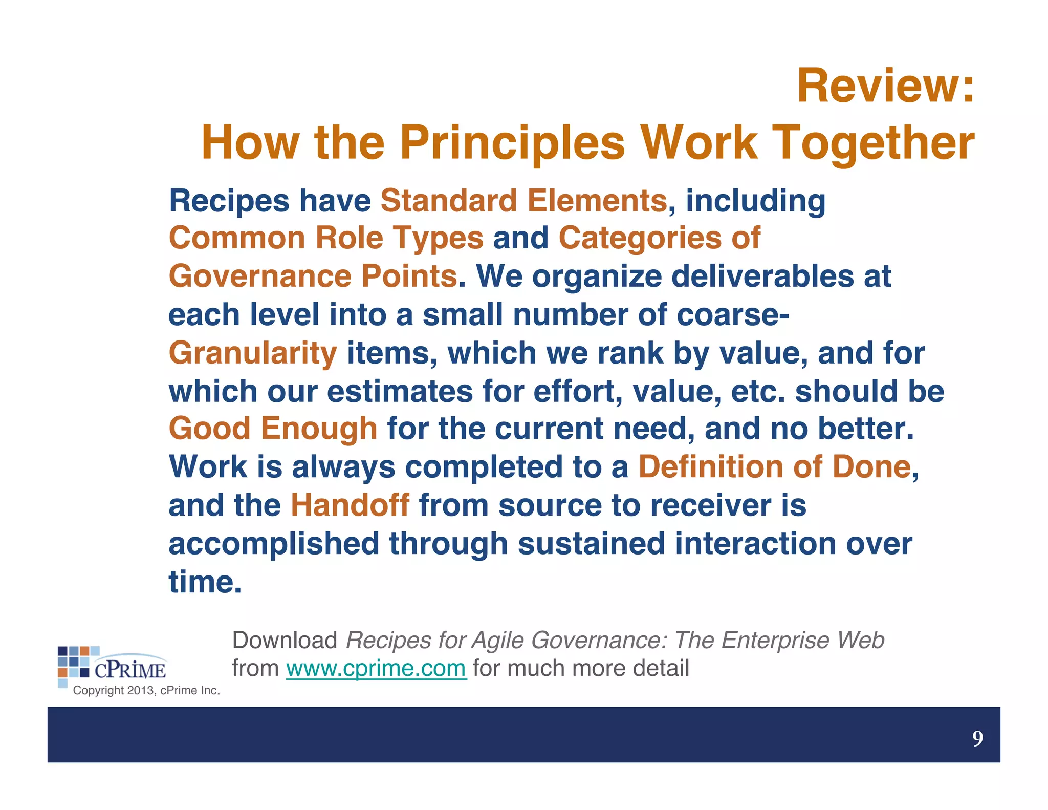 Intro to agile portfolio governance v6 | PDF