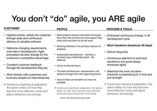 Introduction to Agile Values & Principles | PPT