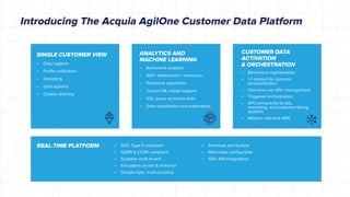 A Single Customer View Starts with a CDP: Meet AgilOne | PPT