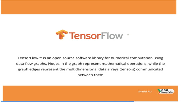 Introduction to Deep Learning with tensorflow | PPT