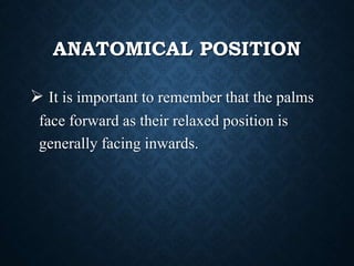 Introduction to Anatomy | PPTX