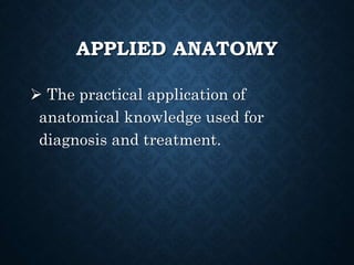 Introduction to Anatomy | PPTX