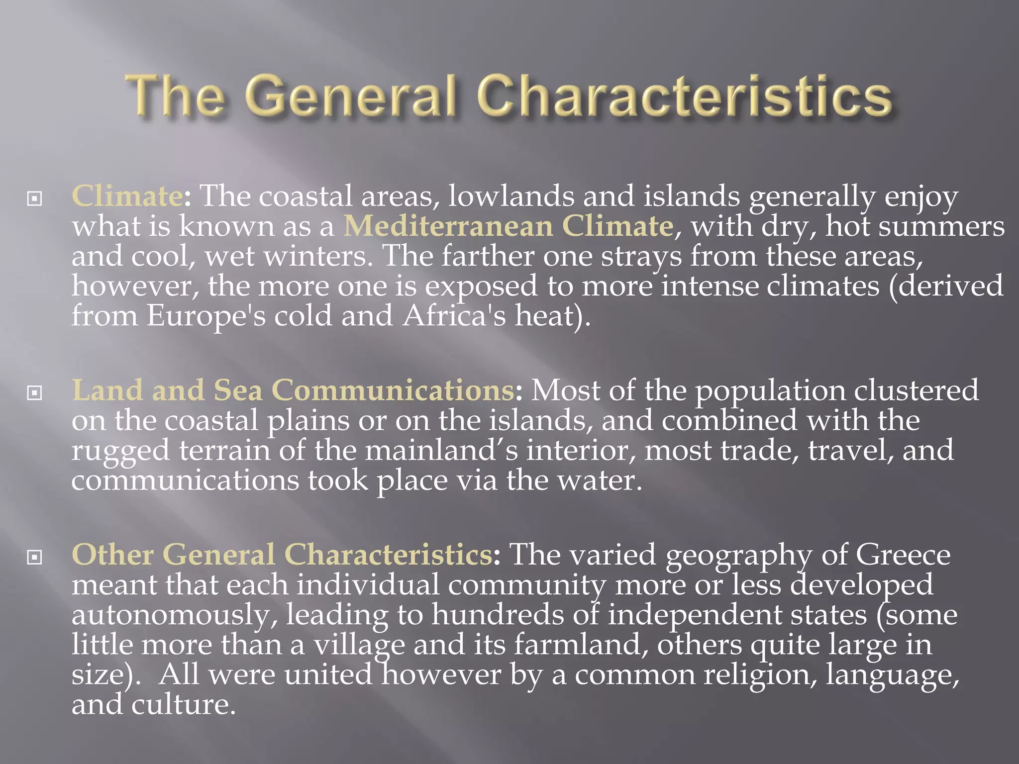 Intro To Ancient Greece Part 1 | PDF
