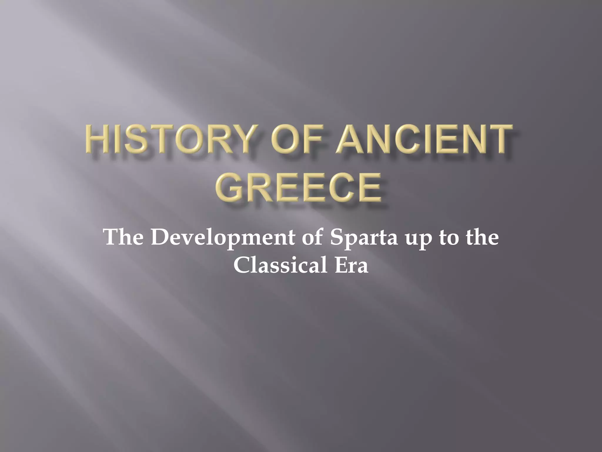 Intro To Ancient Greece Part 3 | PDF