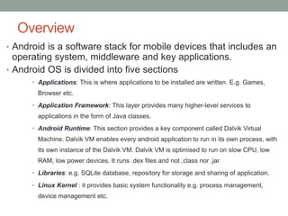 Intro to android (gdays) | PPT