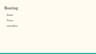 Intro to angular | PPT