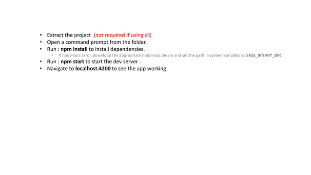 Introduction to angular | Concepts and Environment setup | PPT Introduction to angular | Concepts and Environment setup | PPT