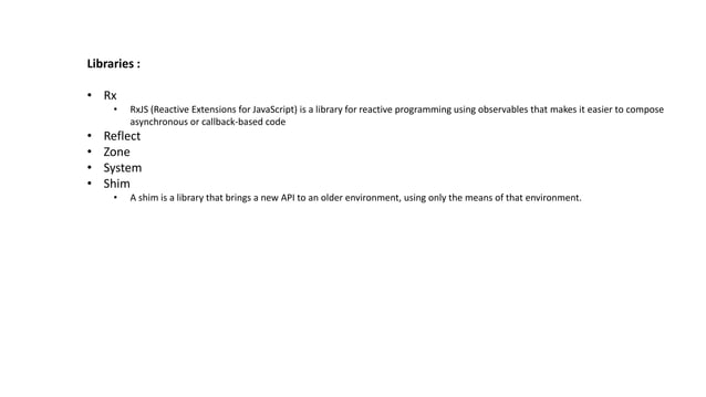 Introduction to angular | Concepts and Environment setup | PPT