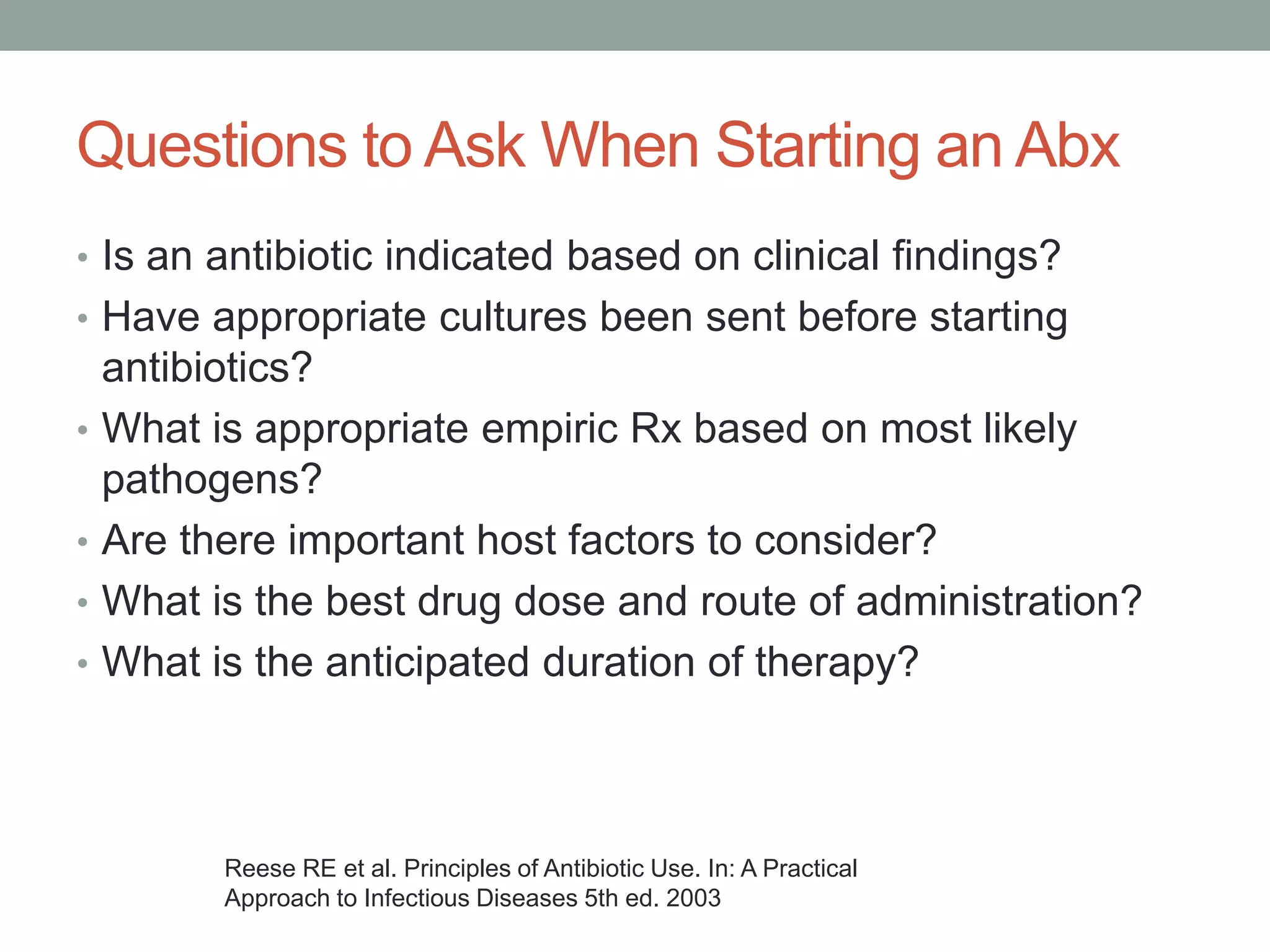 Introduction to antibiotics // basic principles | PPTX