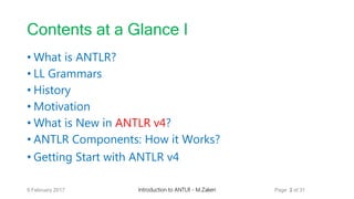 An Introduction to ANTLR | PPTX