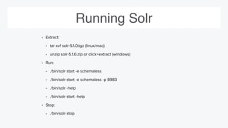 Intro to Apache Solr | PDF