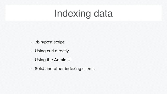 Intro to Apache Solr | PDF