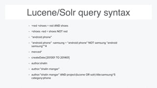 Intro to Apache Solr | PDF