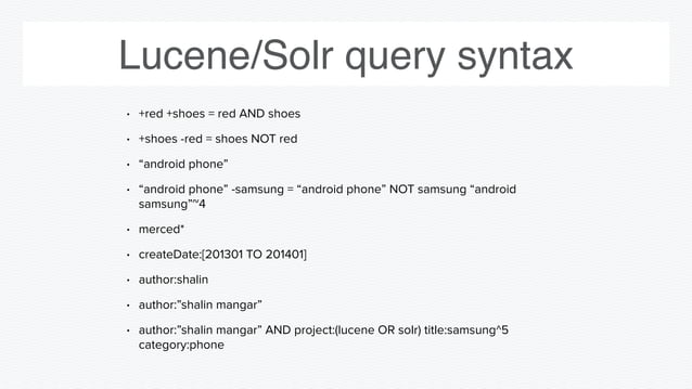 Intro to Apache Solr | PDF