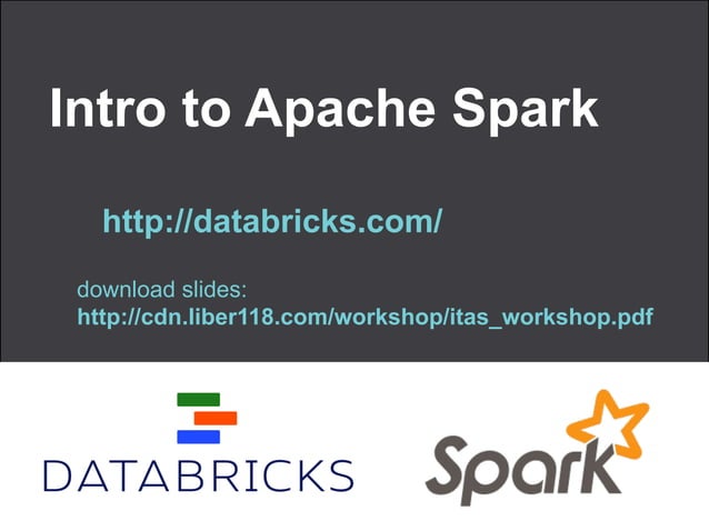Intro to apache spark stand ford | PDF | Databases | Computer Software and Applications