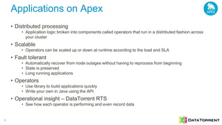 Intro to Apache Apex (next gen Hadoop) & comparison to Spark Streaming | PPT