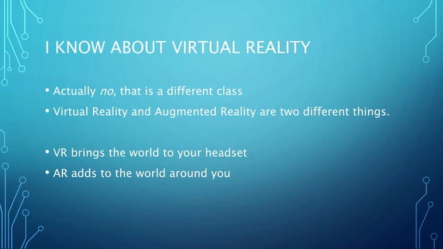 Introduction to Augmented Reality | PPTX