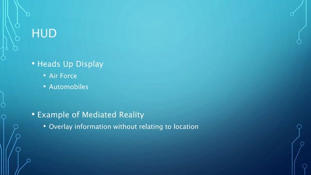 Introduction to Augmented Reality | PPTX