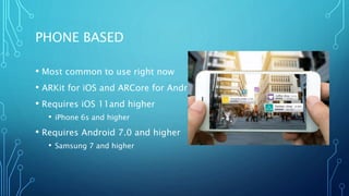 Introduction to Augmented Reality | PPTX
