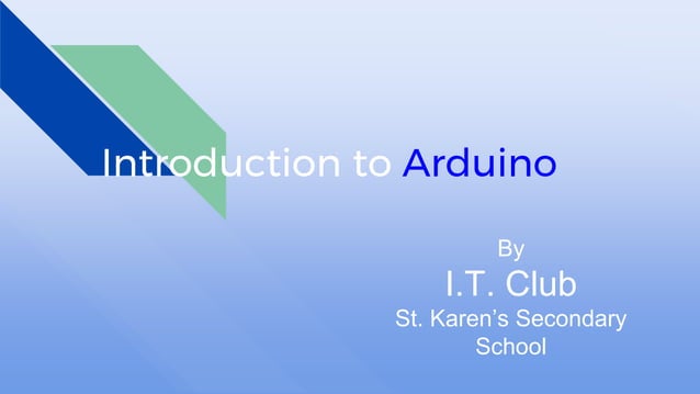 Basic Coding of Arduino (for sessions not for read and learn) | PPTX ...