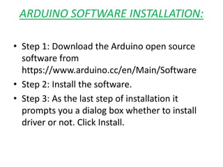 Introduction to Arduino | PPT