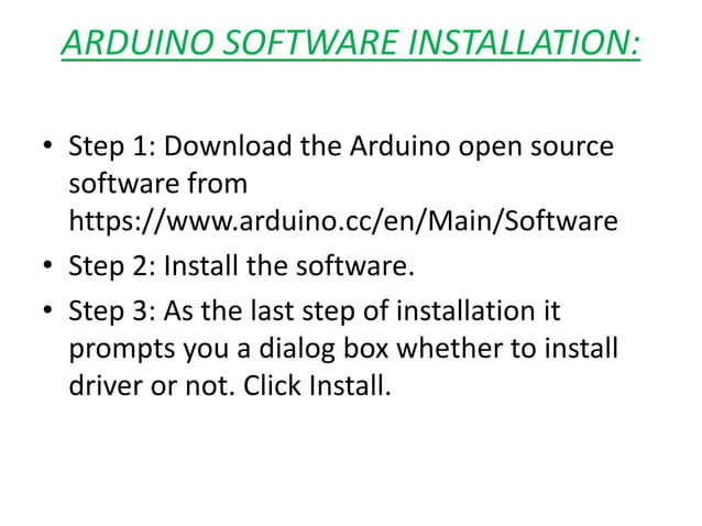 Introduction to Arduino | PPT