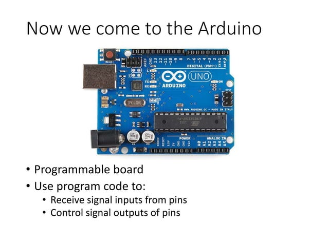 Introduction to Arduino | PPT | Free Download
