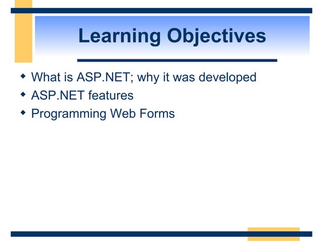 Intro To Asp Net And Web Forms Ppt