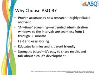 An Introduction to ASQ-3 | PPTX