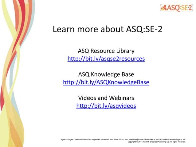 An Introduction to ASQ:SE-2 | PPTX