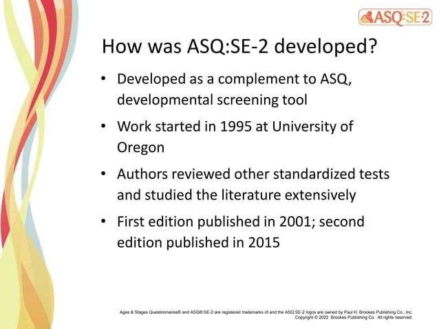 An Introduction to ASQ:SE-2 | PPTX