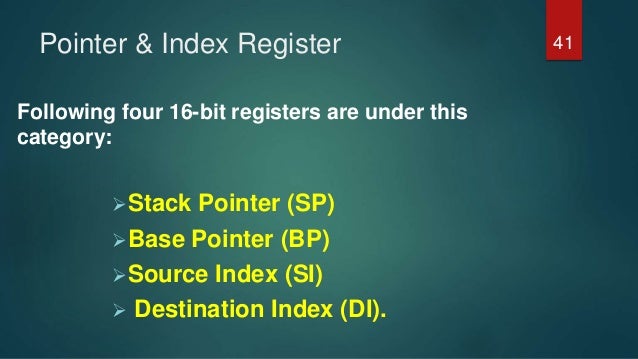Intro to assembly language