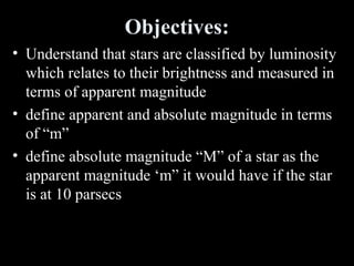 Intro to astrophysics nis grade 11 by mr marty, visible brightness ...