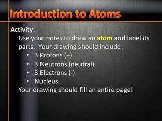 Intro to Atoms | PPT